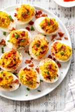 Bacon Deviled Eggs {Paleo, Whole30}