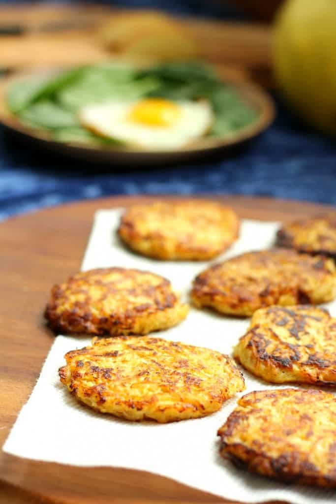 Spaghetti Squash Apple Fritters {Paleo & Whole30}