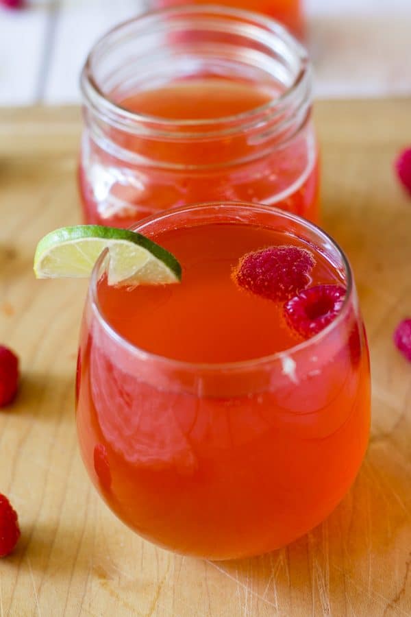 Raspberry Lime Homemade Kombucha {Whole30}