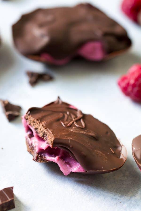 Chocolate Raspberry Cream Paleo Candy Cups {Vegan Option} - The Paleo ...