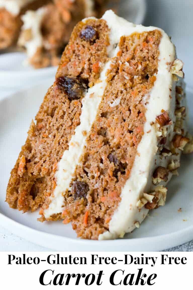 Paleo Carrot Cake with Coconut "Cream Cheese" Frosting - The Paleo ...
