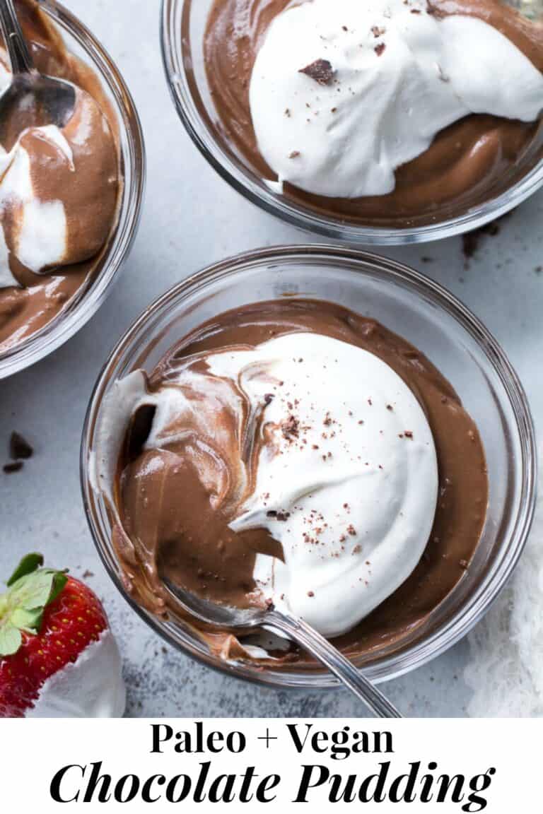 Easy Paleo & Vegan Chocolate Pudding {Dairy-Free} - The Paleo Running Momma