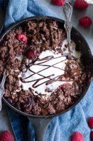 Raspberry Chocolate Crumble {Paleo & Vegan} | Paleo Running Momma