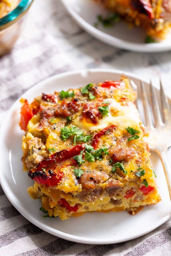 Paleo Breakfast Casserole {Whole30} - The Paleo Running Momma