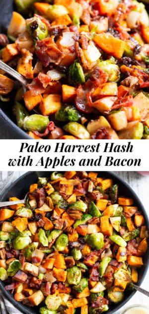 Harvest Hash with Bacon and Apple Vinaigrette {Paleo, Whole30}