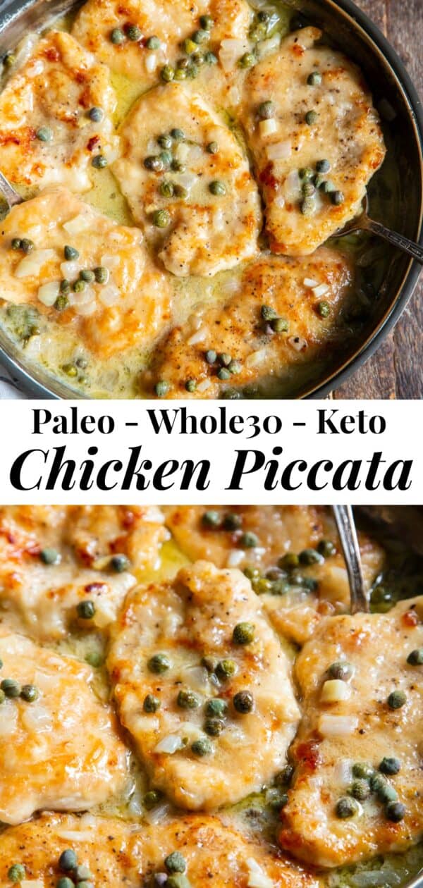 Lemon Chicken Piccata {Paleo, Whole30, Keto}