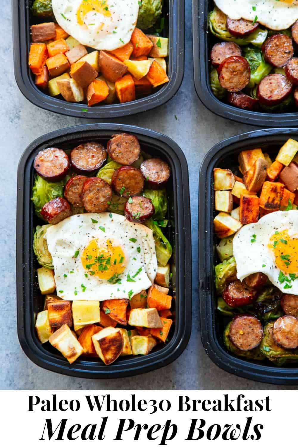 Paleo Breakfast Meal Prep Bowls {Whole30} The Paleo Running Momma
