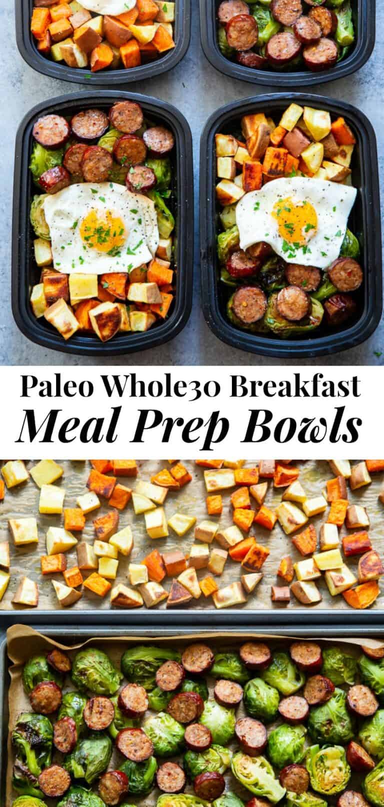Paleo Breakfast Meal Prep Bowls {Whole30} The Paleo Running Momma