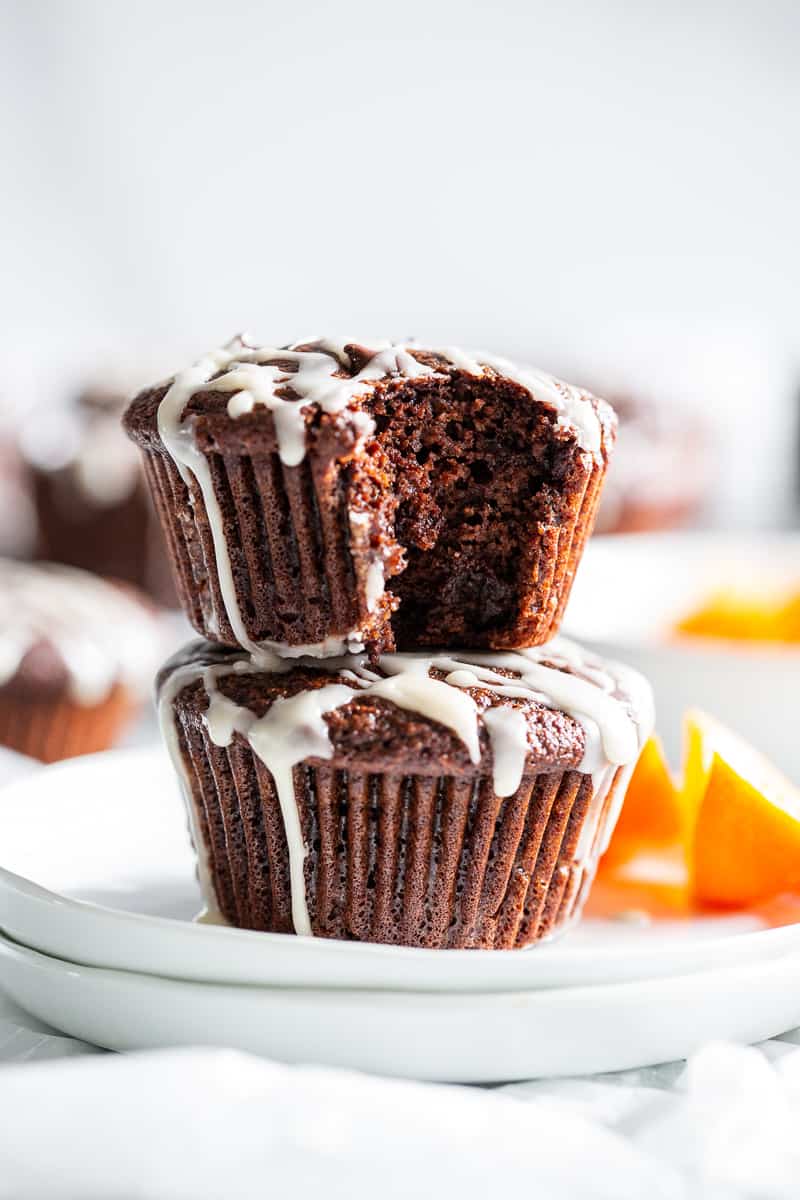 Double Chocolate Orange Muffins {Paleo, GF, DF}