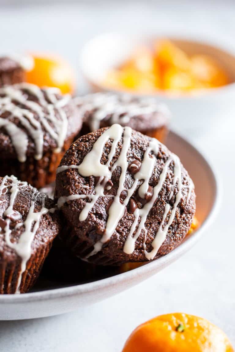 Double Chocolate Orange Muffins {Paleo, GF, DF}