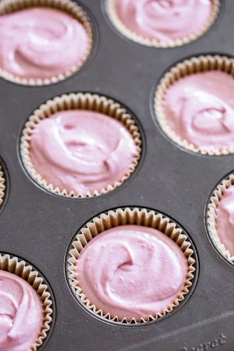 Chocolate Raspberry Mini Vegan Cheesecakes {Paleo, No Bake}