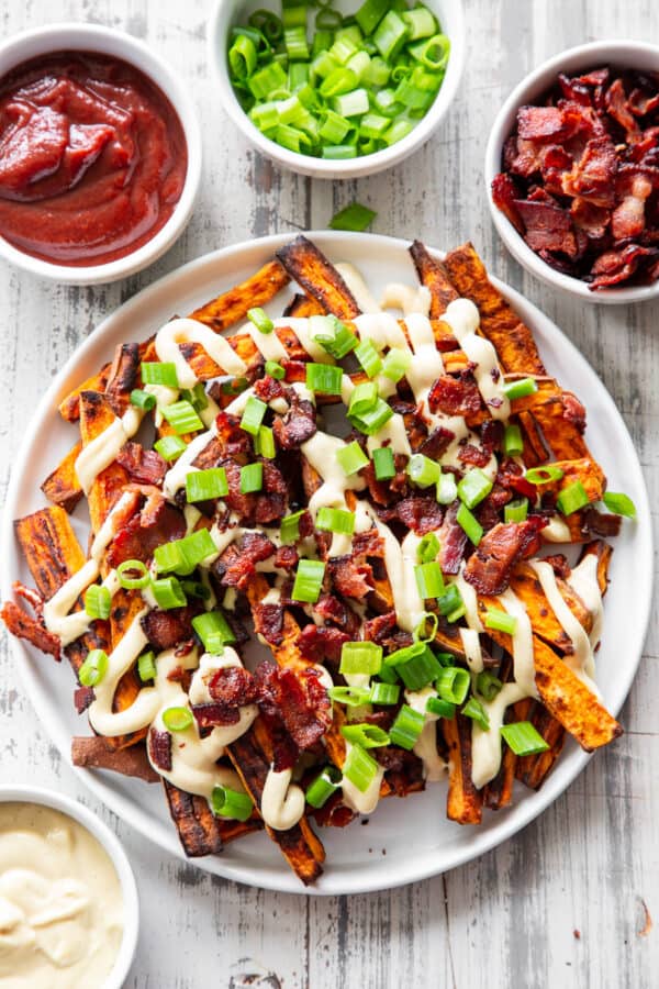Loaded Sweet Potato Fries {Paleo, Whole30} - The Paleo Running Momma