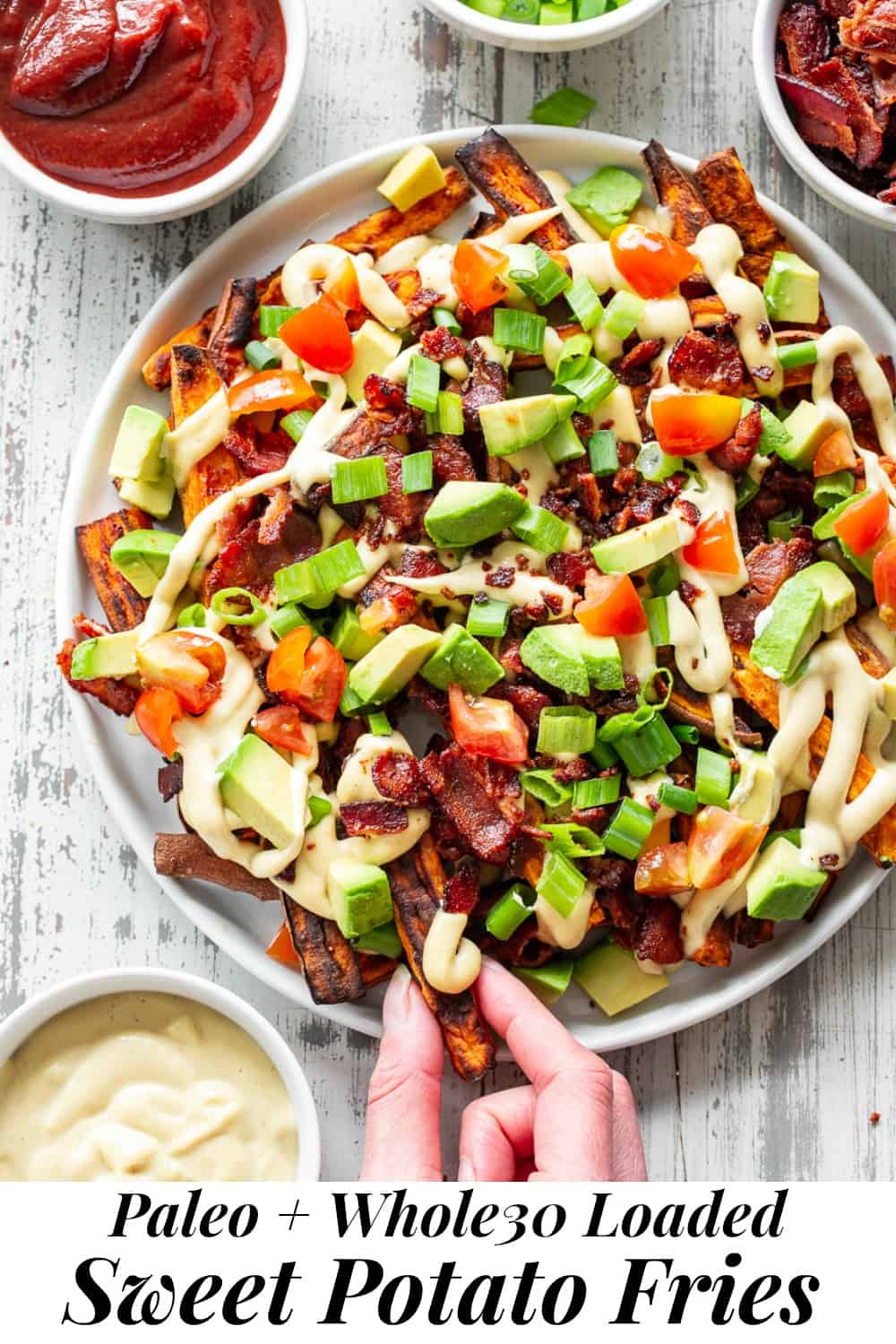 Loaded Sweet Potato Fries {Paleo, Whole30} - The Paleo Running Momma