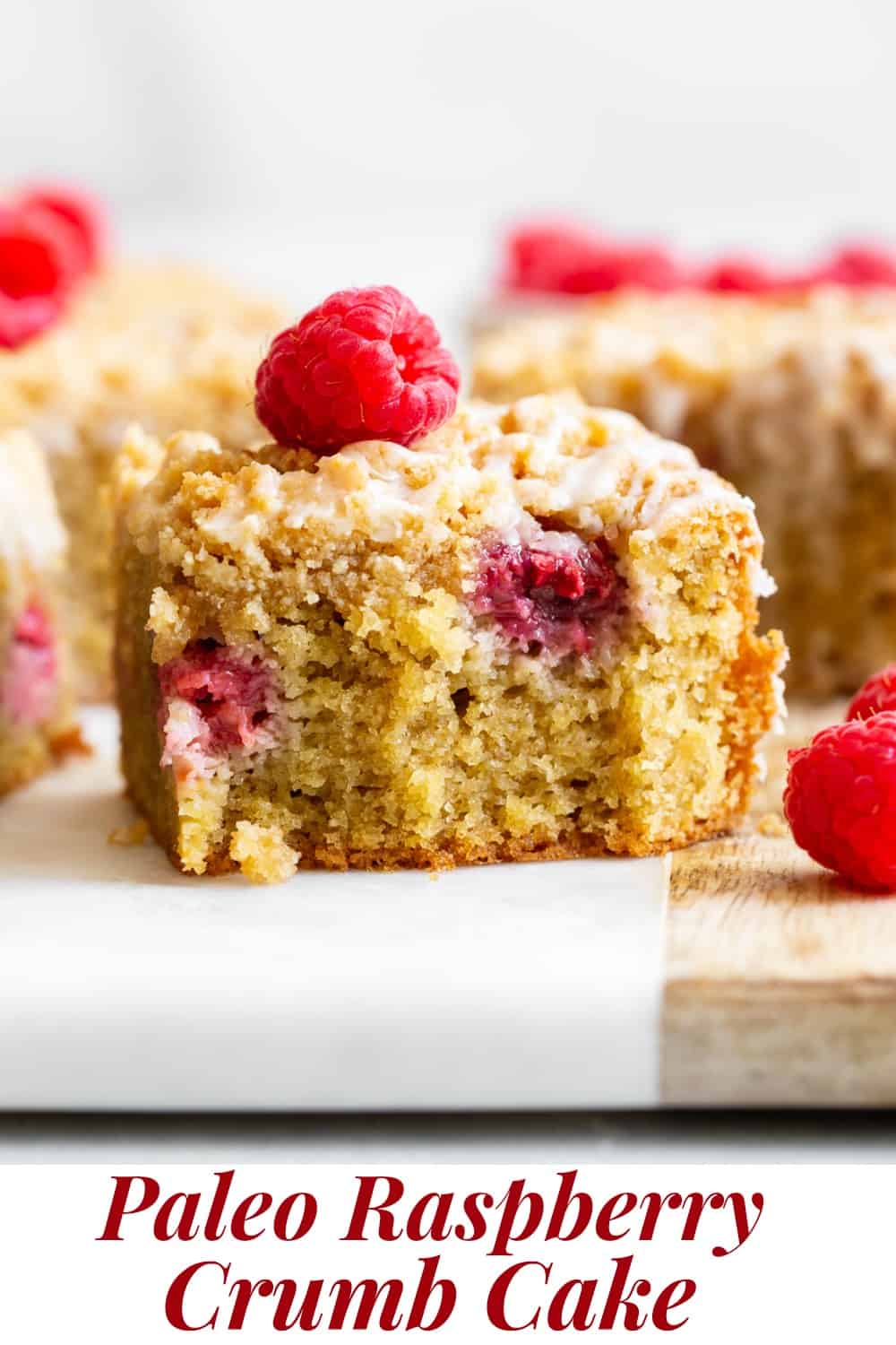 Raspberry Crumb Cake {Paleo, Gluten-Free, Dairy-Free}