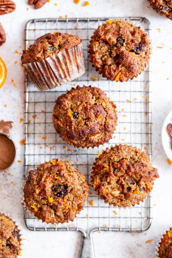 Paleo Morning Glory Muffins {Gluten Free, Dairy Free}