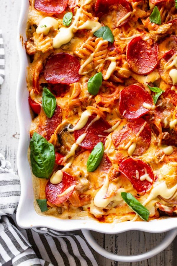 Paleo Pizza Casserole Gluten Free Dairy Free