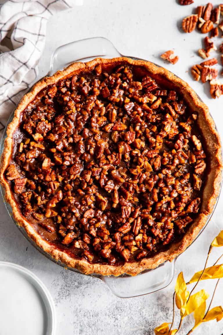 Praline Pumpkin Pie {Paleo, Gluten Free} - The Paleo Running Momma