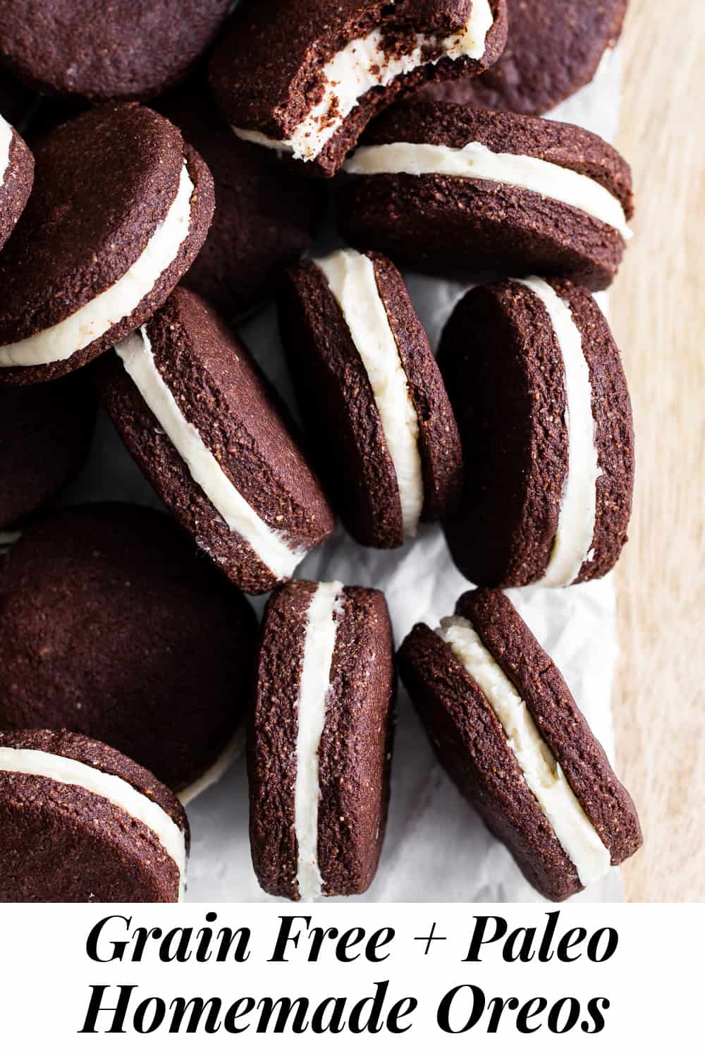 Paleo Homemade Oreos {Grain Free, Dairy Free}