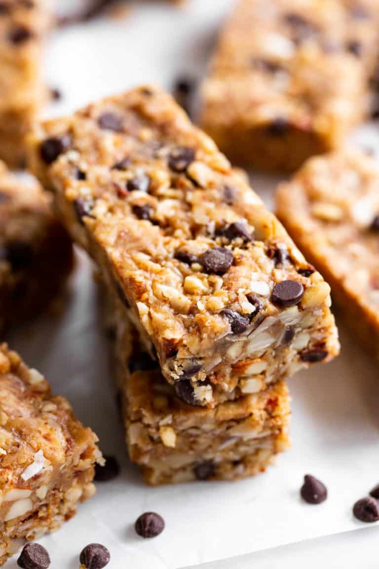 Grain Free Peanut Butter Granola Bars Vegan Paleo Option Grain Free Peanut Butter Granola Bars Vegan Paleo Option