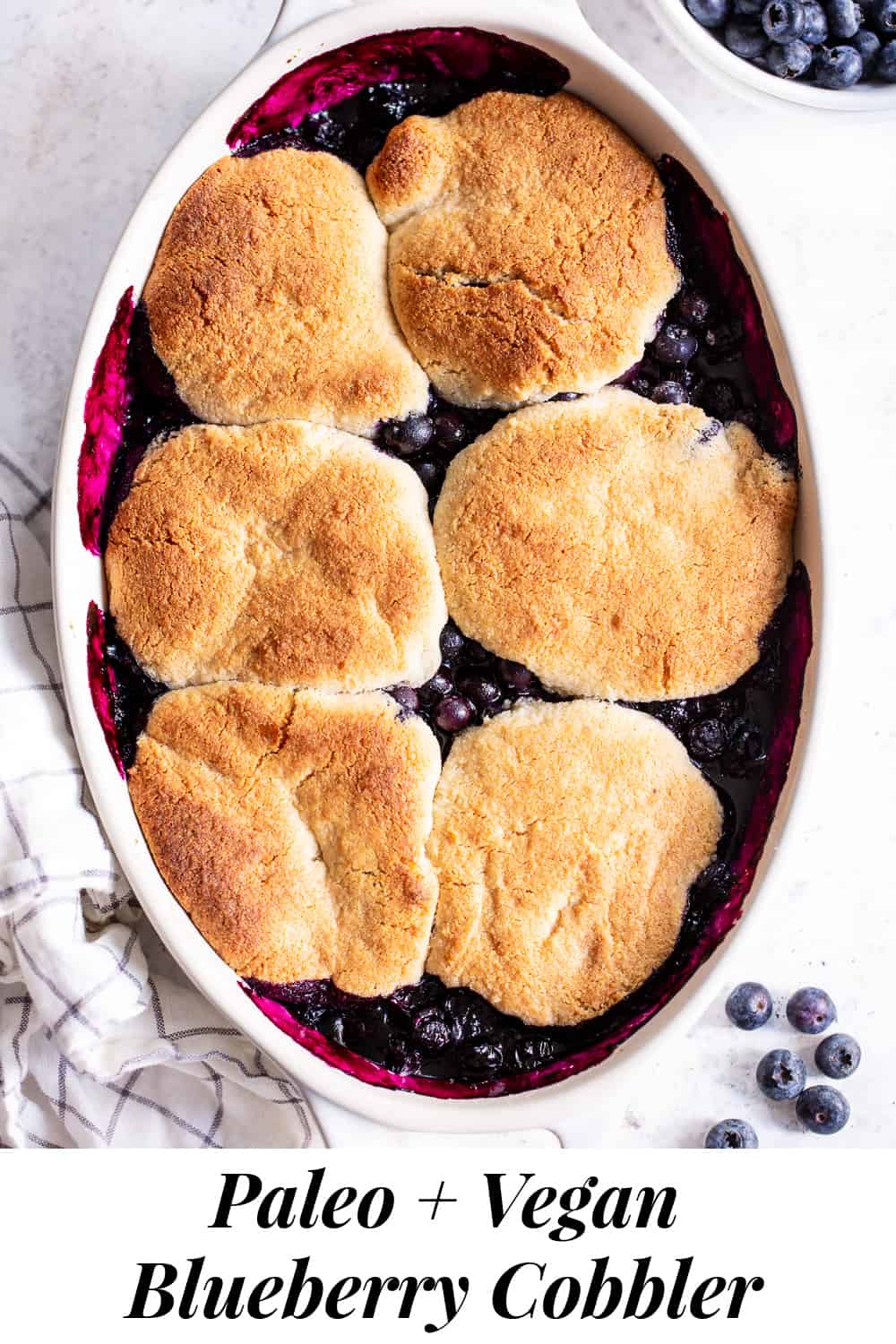 Blueberry Cobbler {Paleo, Vegan} - The Paleo Running Momma