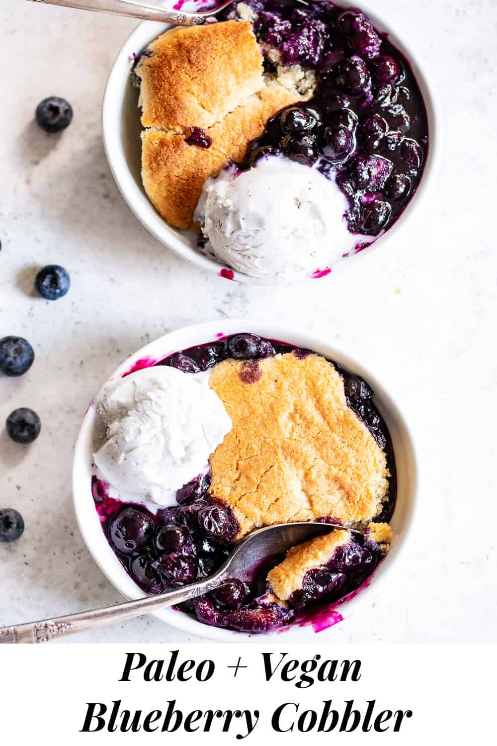 Blueberry Cobbler {Paleo, Vegan} - The Paleo Running Momma