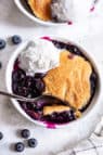 Blueberry Cobbler {Paleo, Vegan} - The Paleo Running Momma