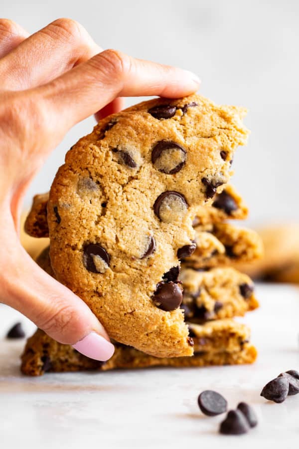 Giant Paleo Chocolate Chip Cookies - The Paleo Running Momma