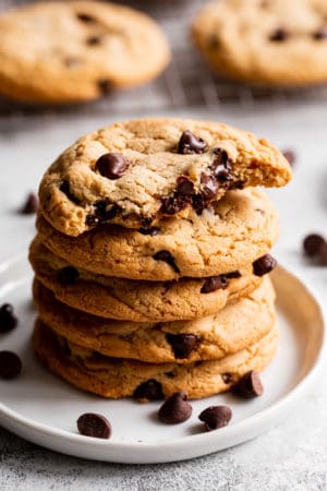 Paleo Chocolate Chip Cookies (Soft, Chewy & Never Dry)