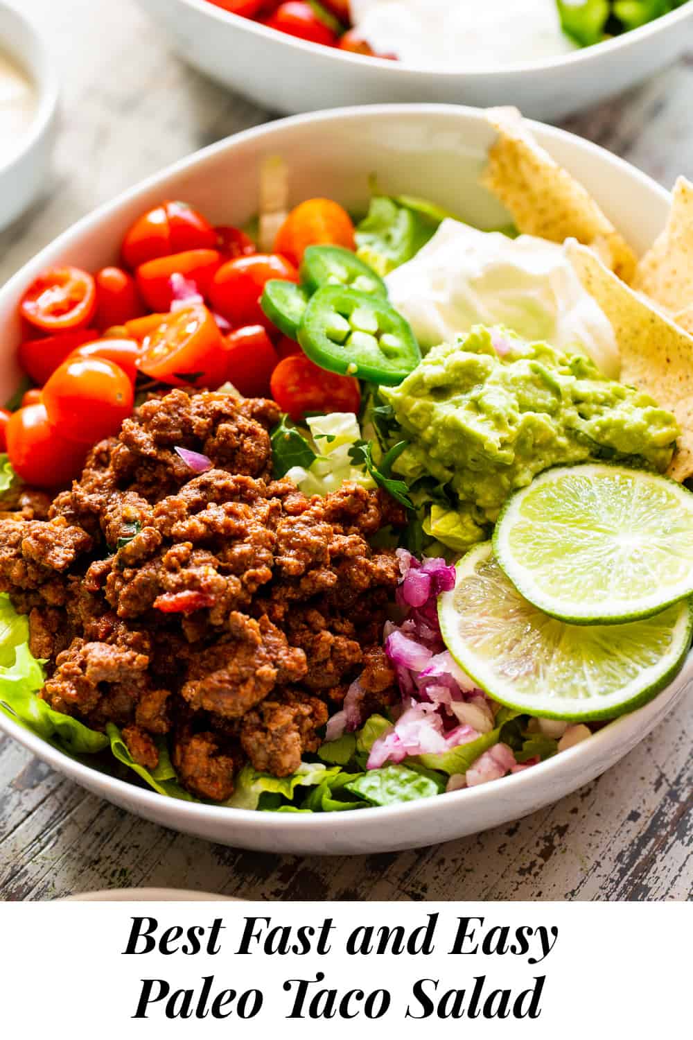 Best Easy Paleo Taco Salad {Whole30 and Keto Options}