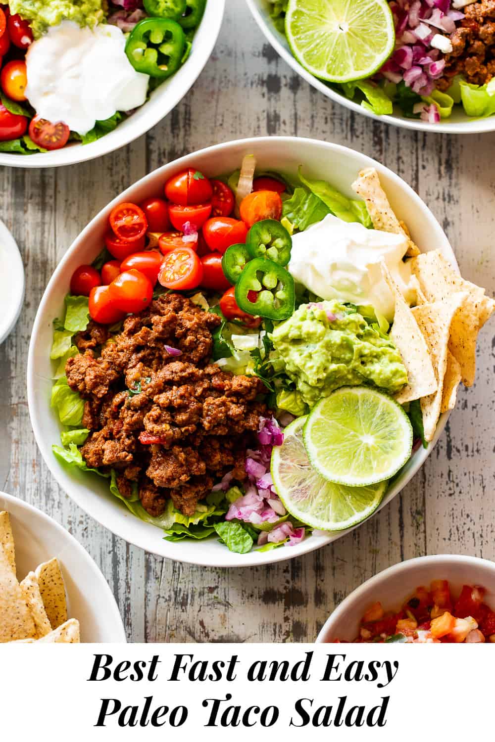 Best Easy Paleo Taco Salad {Whole30 and Keto Options}