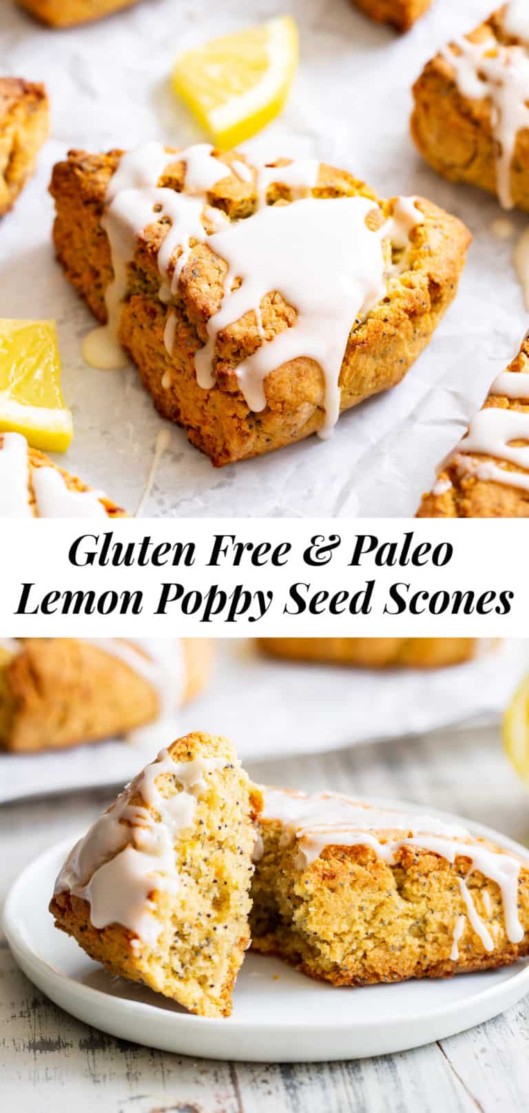 Paleo Lemon Poppy Seed Scones - The Paleo Running Momma