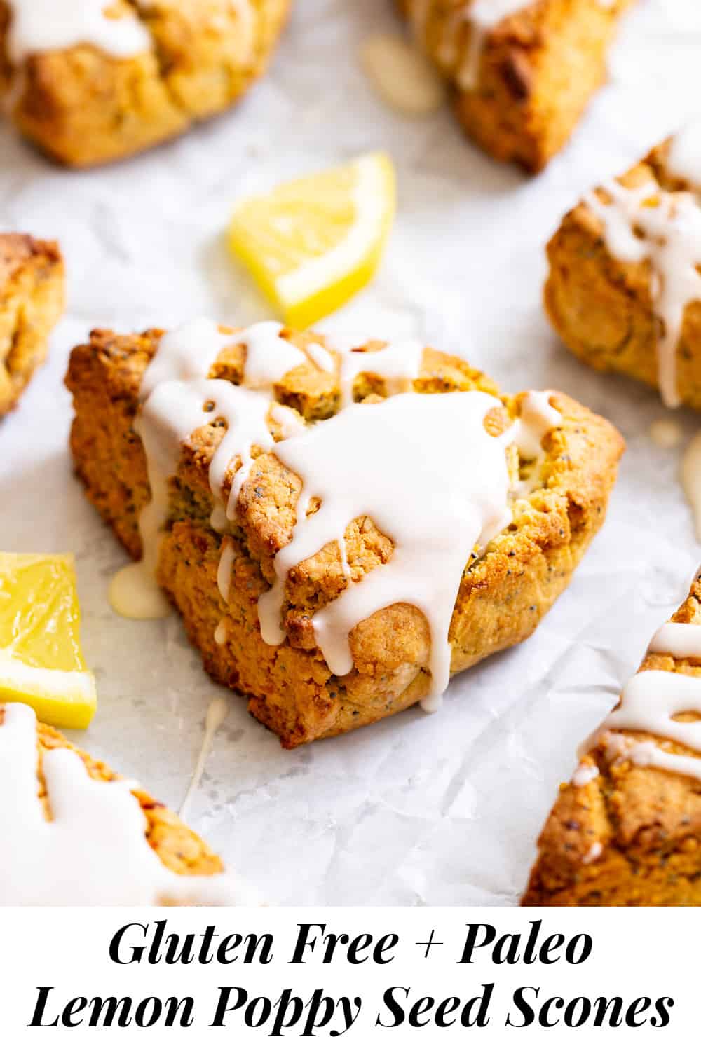 Paleo Lemon Poppy Seed Scones - The Paleo Running Momma