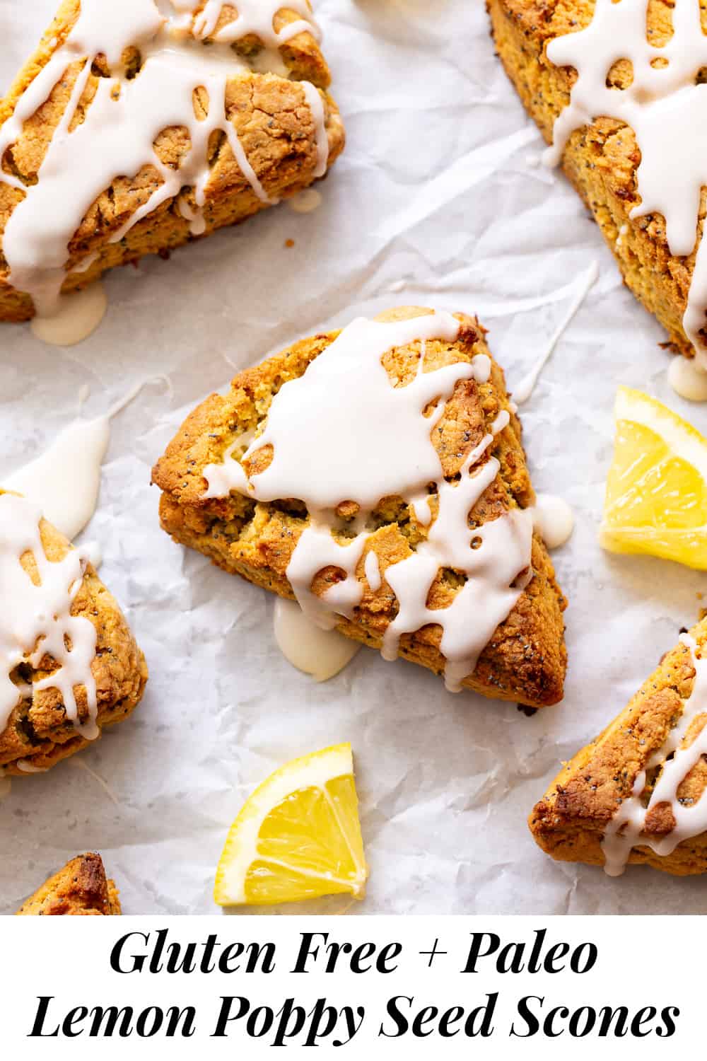 Paleo Lemon Poppy Seed Scones - The Paleo Running Momma
