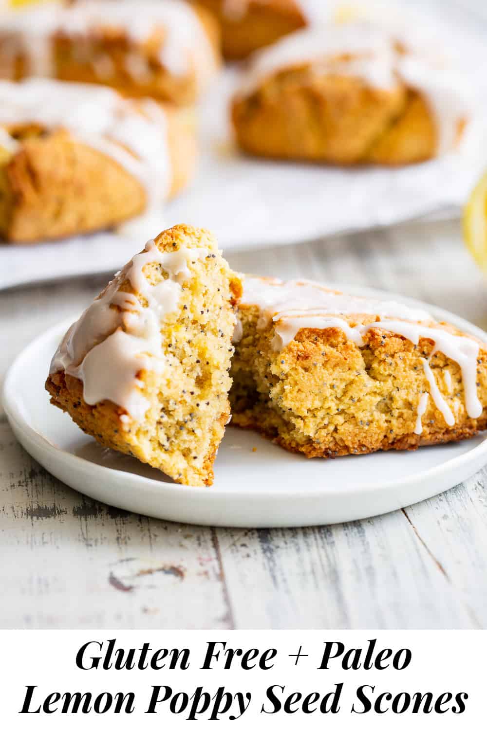 Paleo Lemon Poppy Seed Scones - The Paleo Running Momma