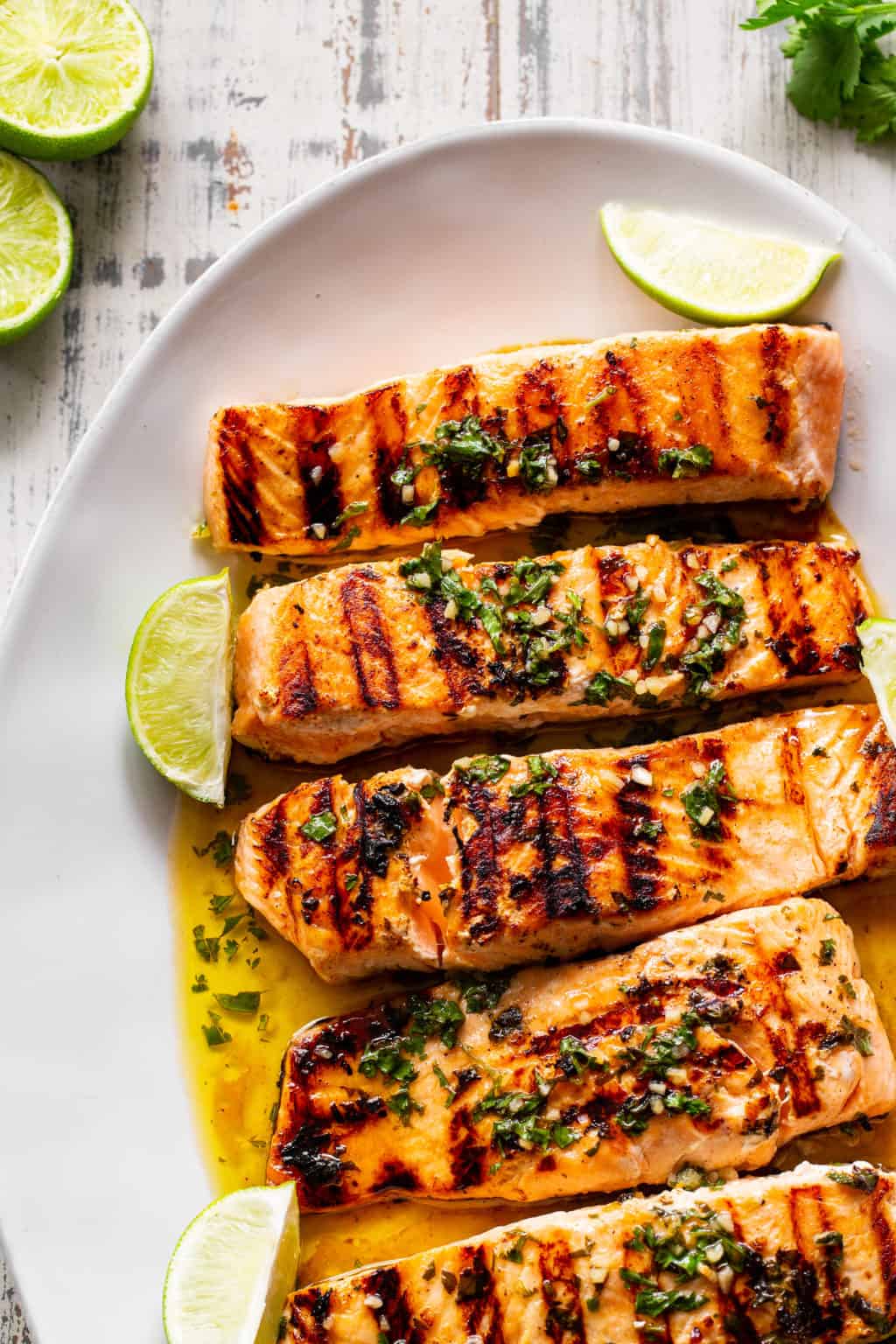 Cilantro Lime Grilled Salmon {Paleo, Keto} - The Paleo Running Momma
