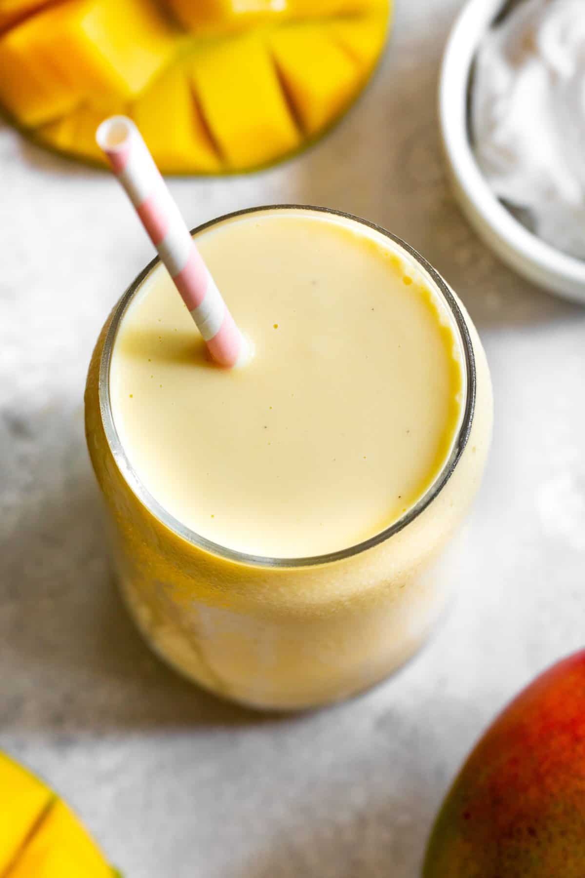 Creamy Mango Smoothie {Paleo, Vegan} - The Paleo Running Momma