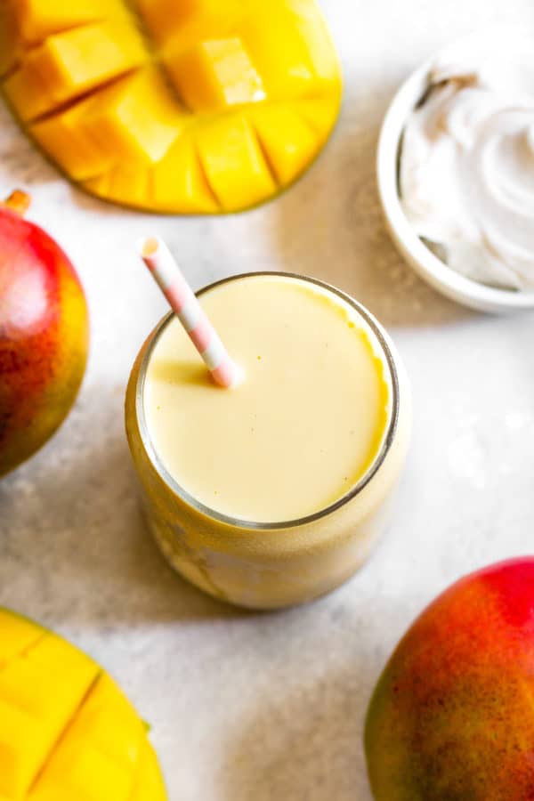 Creamy Mango Smoothie {Paleo, Vegan} - The Paleo Running Momma