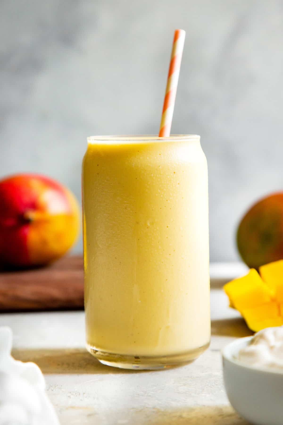 Creamy Mango Smoothie {Paleo, Vegan} - The Paleo Running Momma