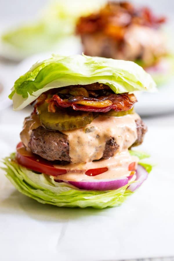 Loaded Keto Burgers {Whole30, Paleo} - The Paleo Running Momma