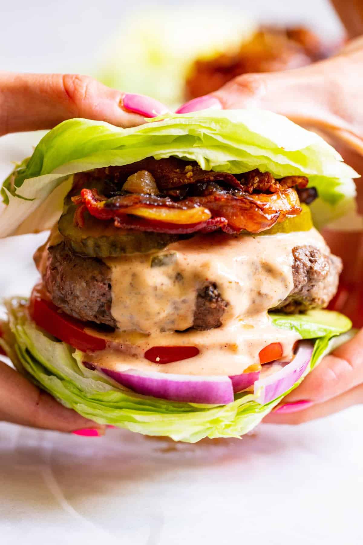 Loaded Keto Burgers {Whole30, Paleo} - The Paleo Running Momma