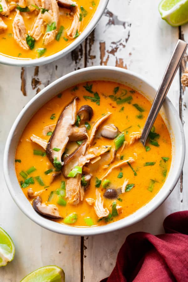 Thai Chicken Soup {Paleo, Whole30, Keto}