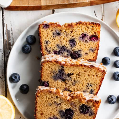 Lemon Blueberry Bread {Gluten Free, Paleo} - The Paleo Running Momma