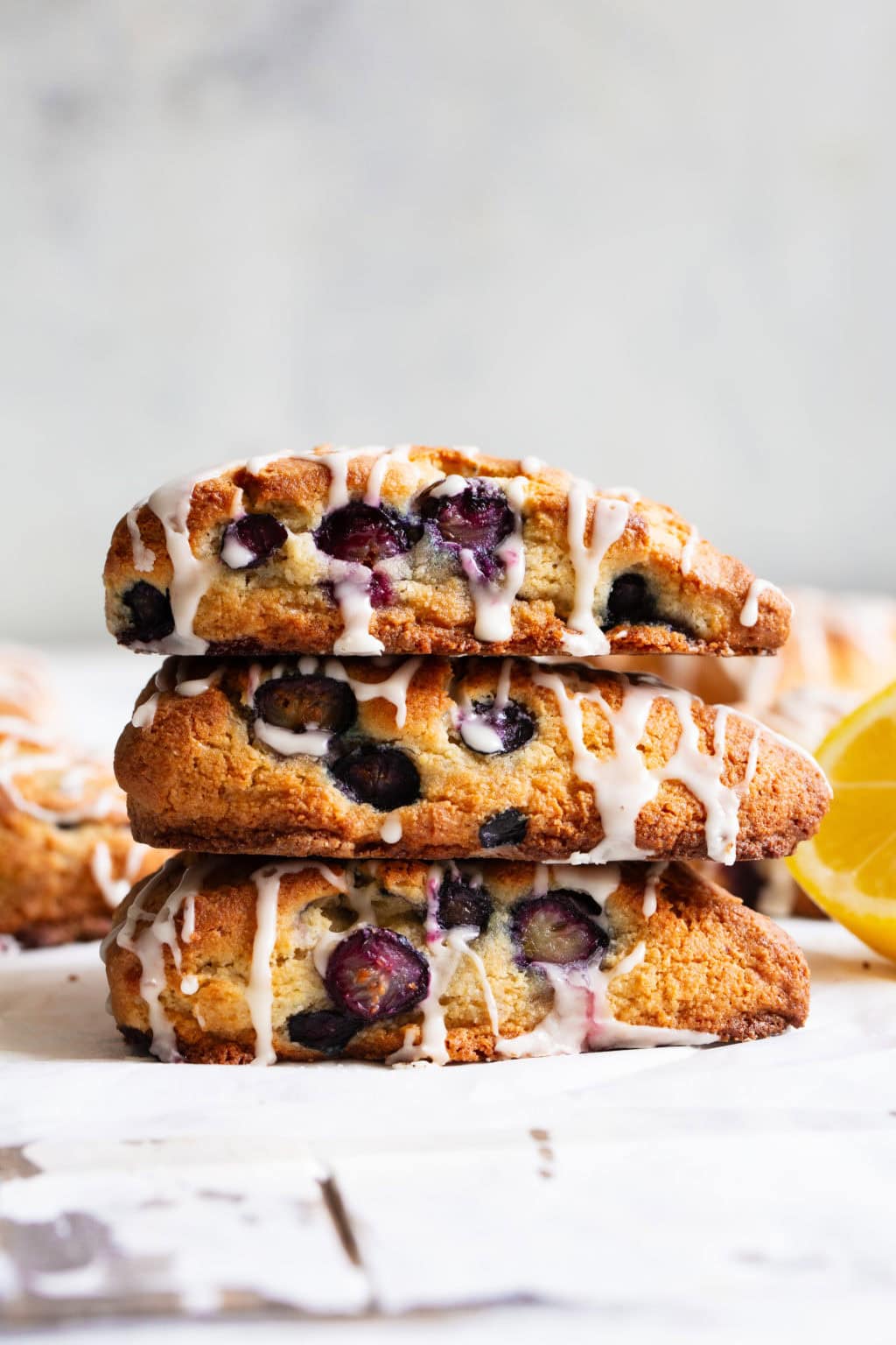 Lemon Blueberry Scones {Grain Free, Paleo} - The Paleo Running Momma
