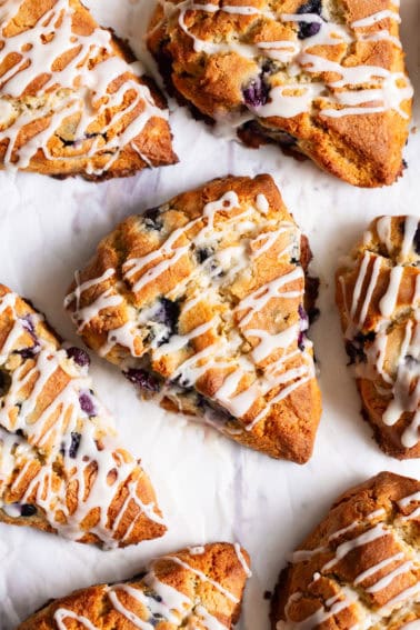 Lemon Blueberry Scones {Grain Free, Paleo} - The Paleo Running Momma
