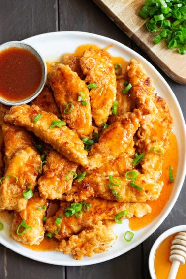 Hot Honey Chicken Tenders {Paleo, Grain Free} - The Paleo Running Momma