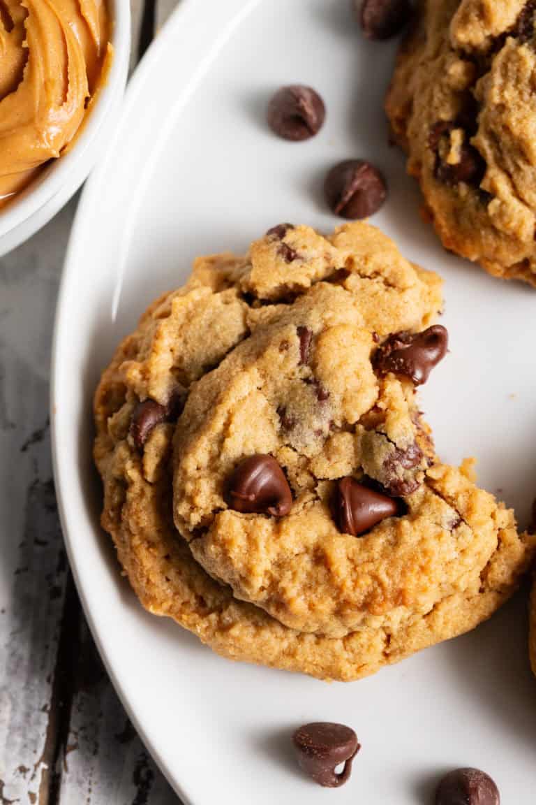 Peanut Butter Chocolate Chip Cookies {Grain Free, Gluten Free} - The ...
