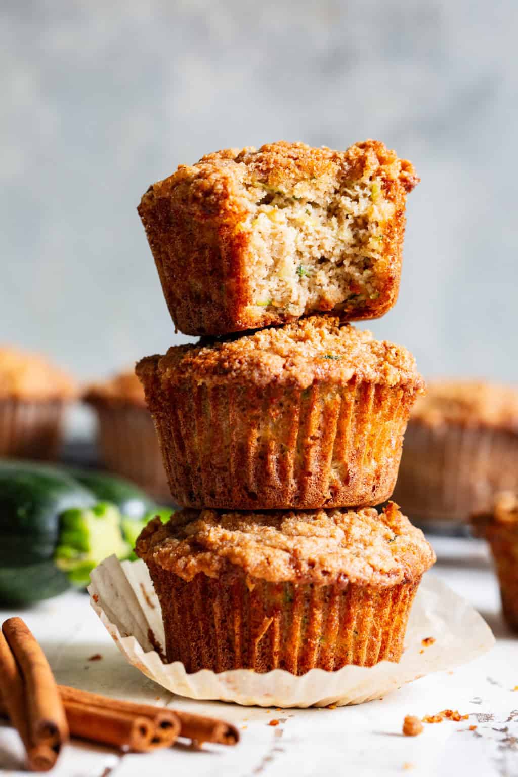 Zucchini Coffee Cake Muffins {Paleo} - The Paleo Running Momma