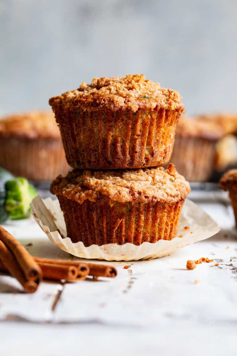 Zucchini Coffee Cake Muffins {Paleo} - The Paleo Running Momma
