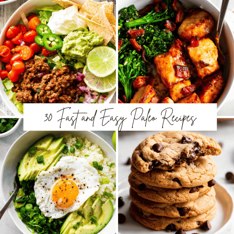 30 Fast and Easy Paleo Recipes (Healthy Meals for Busy Days) - The ...