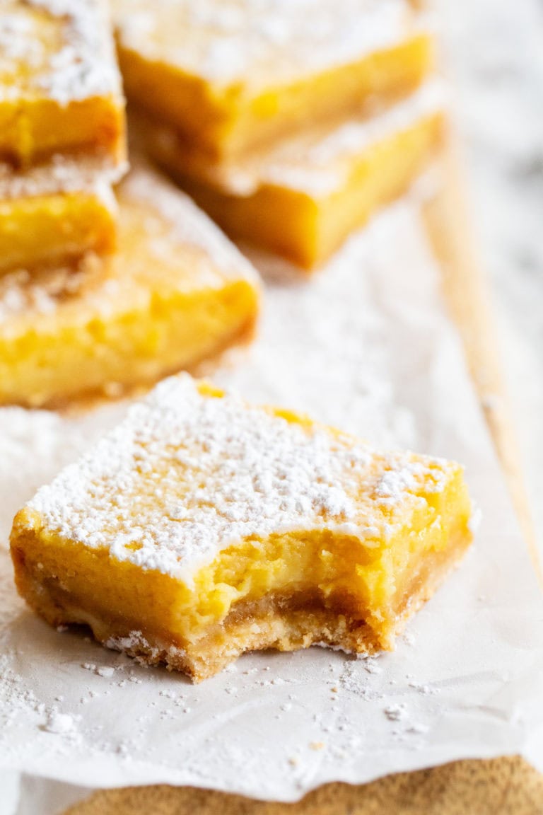 Best Paleo Lemon Bars with Almond Flour Crust (Gluten Free) - The Paleo ...